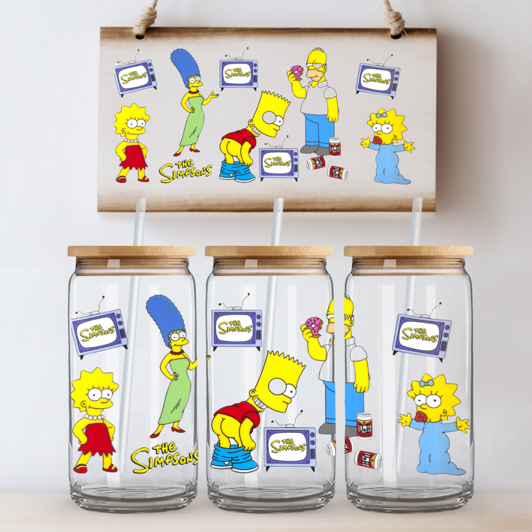 "The Simpsons" Can Glass – shopthecraftroom